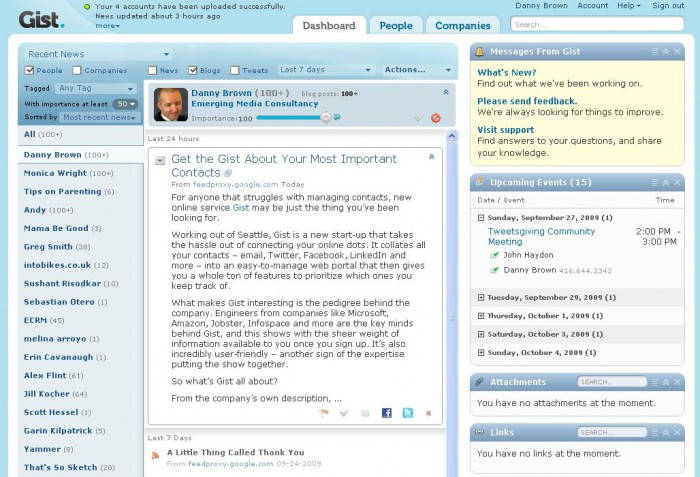 Get the Gist About Your Most Important Contacts | Danny Brown